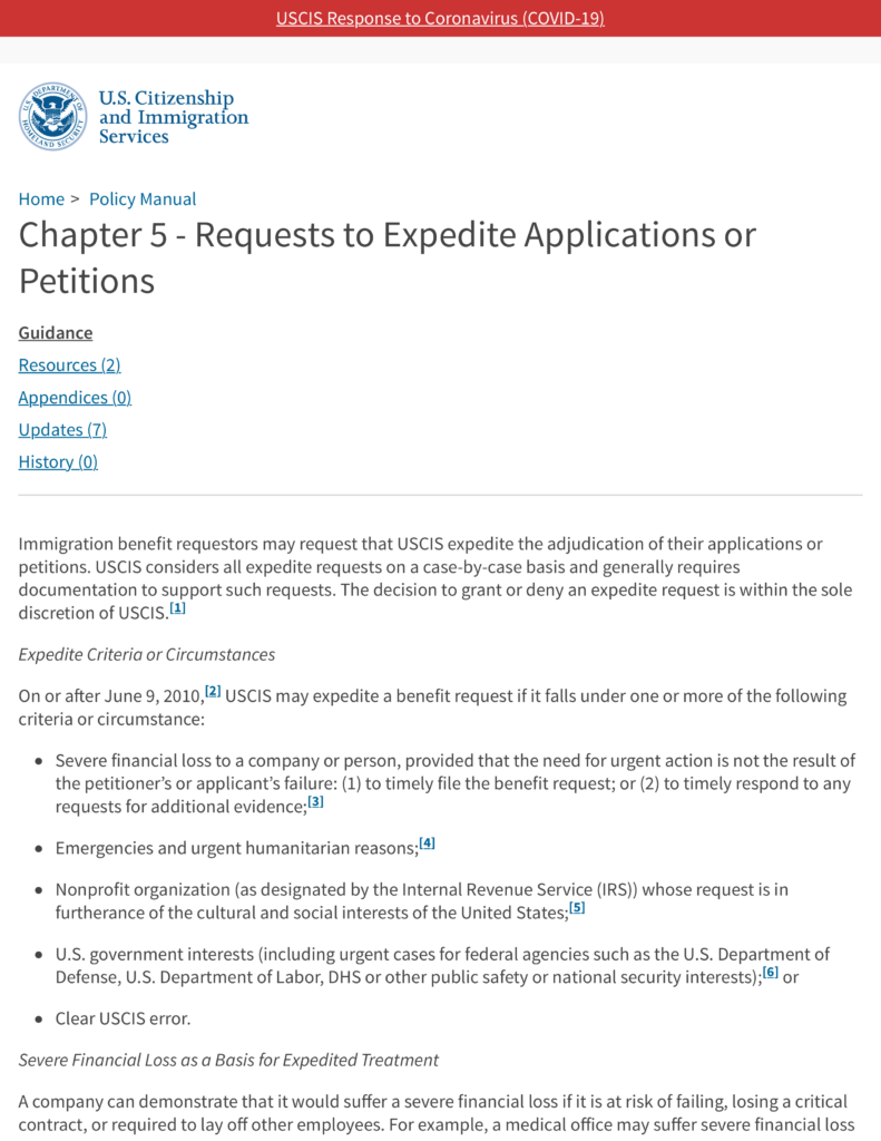Request An Expedite On I 765